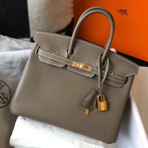 Hermes Birkin 35 Togo Leather With Taupe Color And Gold Hardware Bag Size 35 Cm - Temafes - The ...