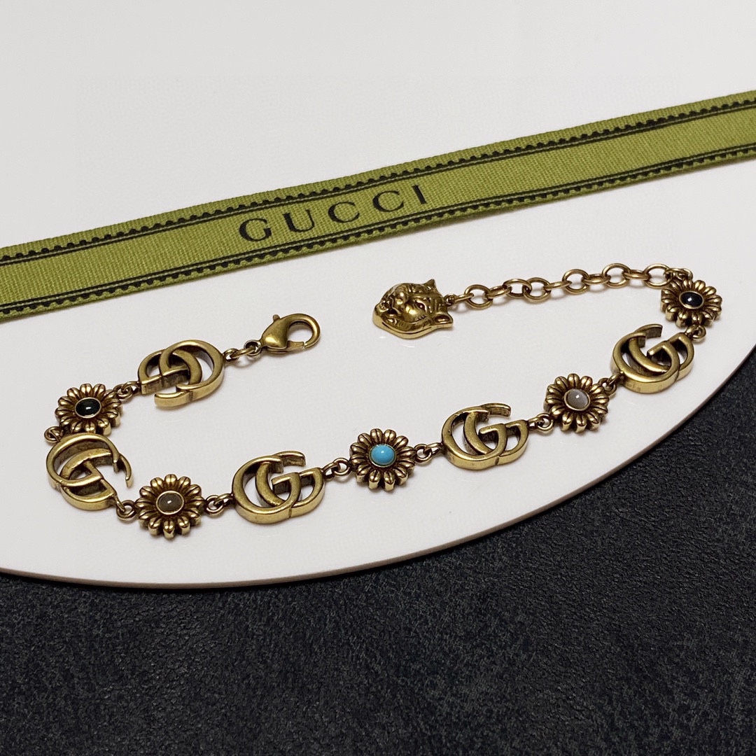 Gucci Double G Bracelet Gold For Women - Temafes - The best quality ...