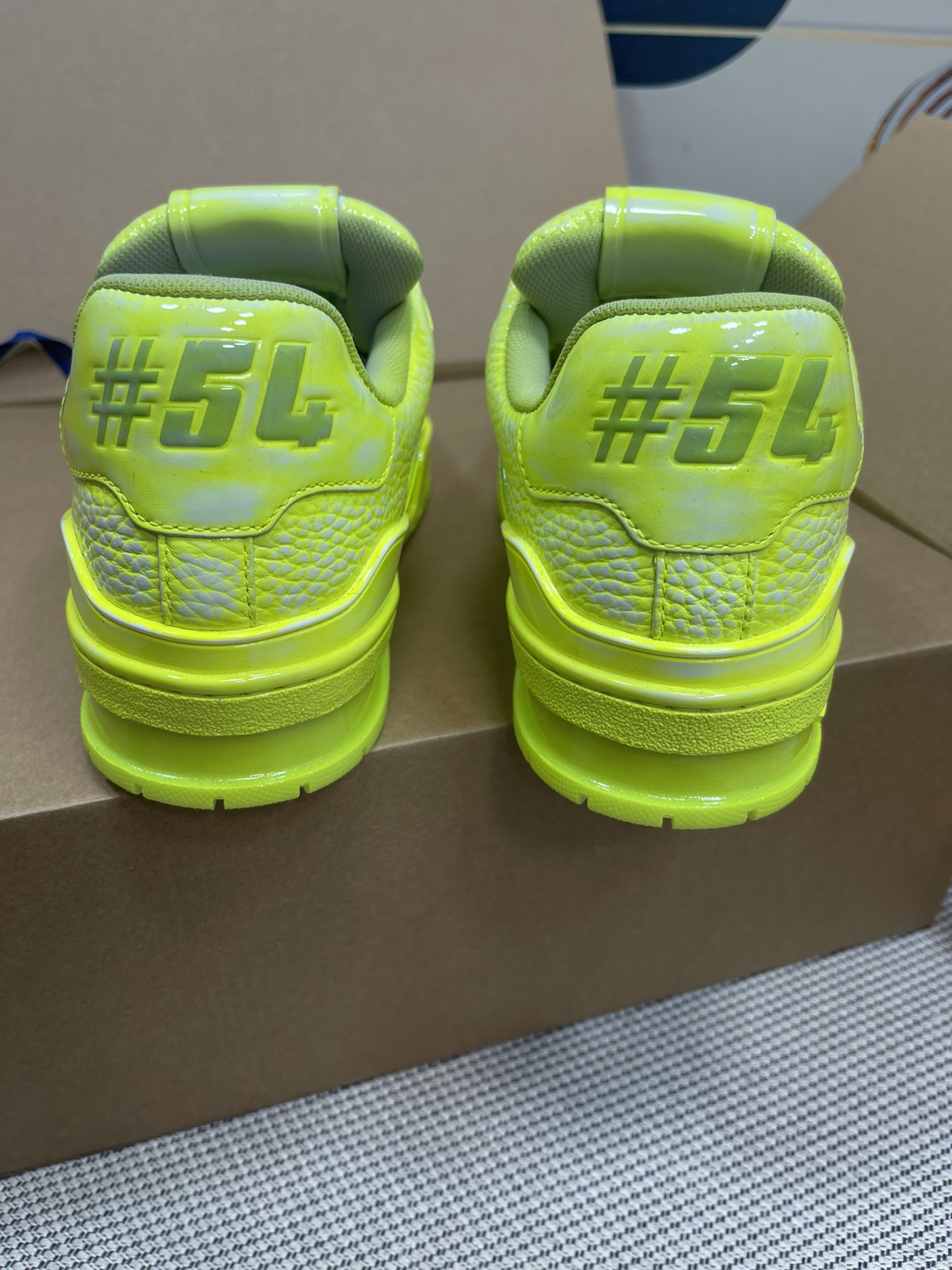 Louis Vuitton Trainer Sneaker LV Yellow For Women - Temafes - The best ...