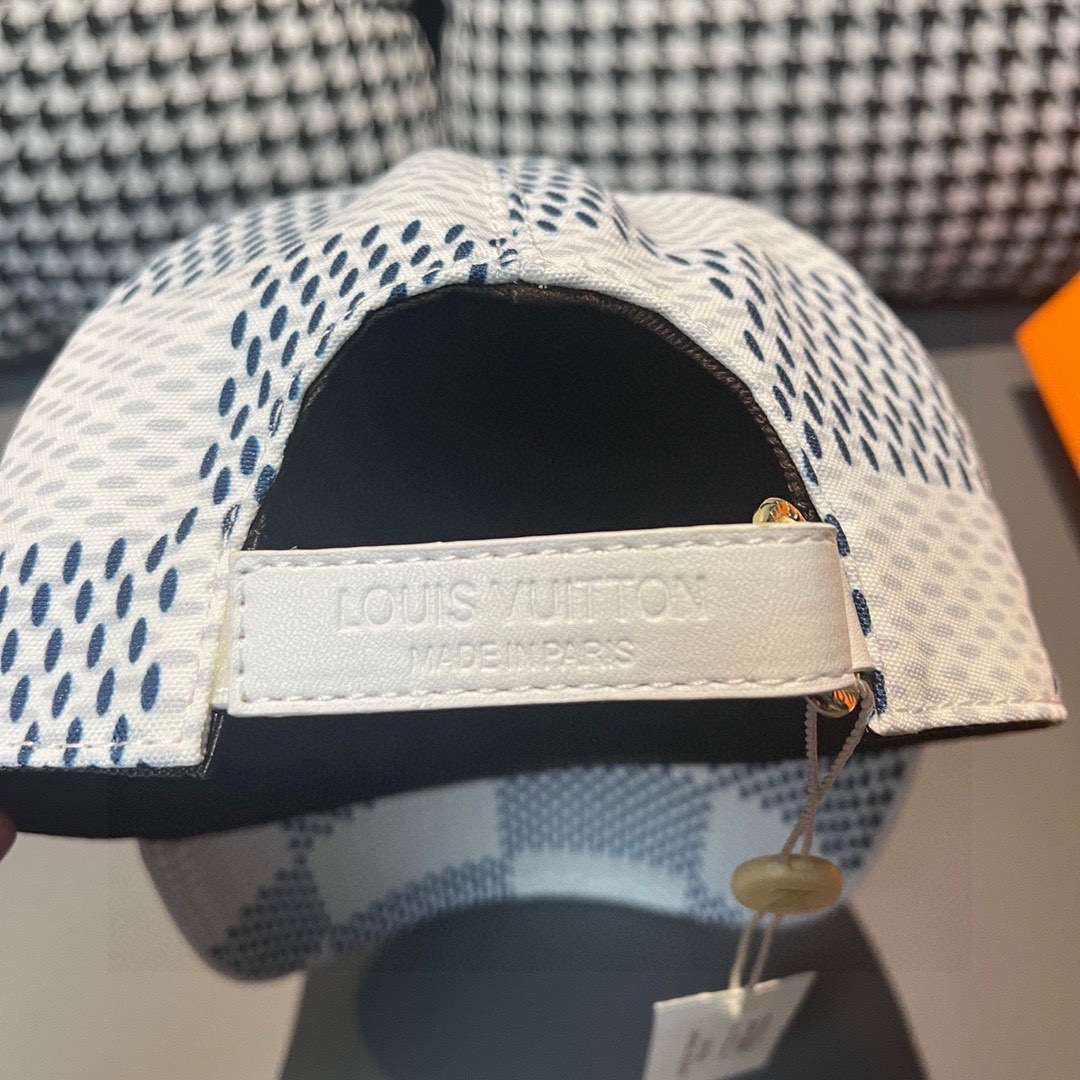 Louis Vuitton Damier Rush Cap White For Men - Temafes - The best quality products at very ...