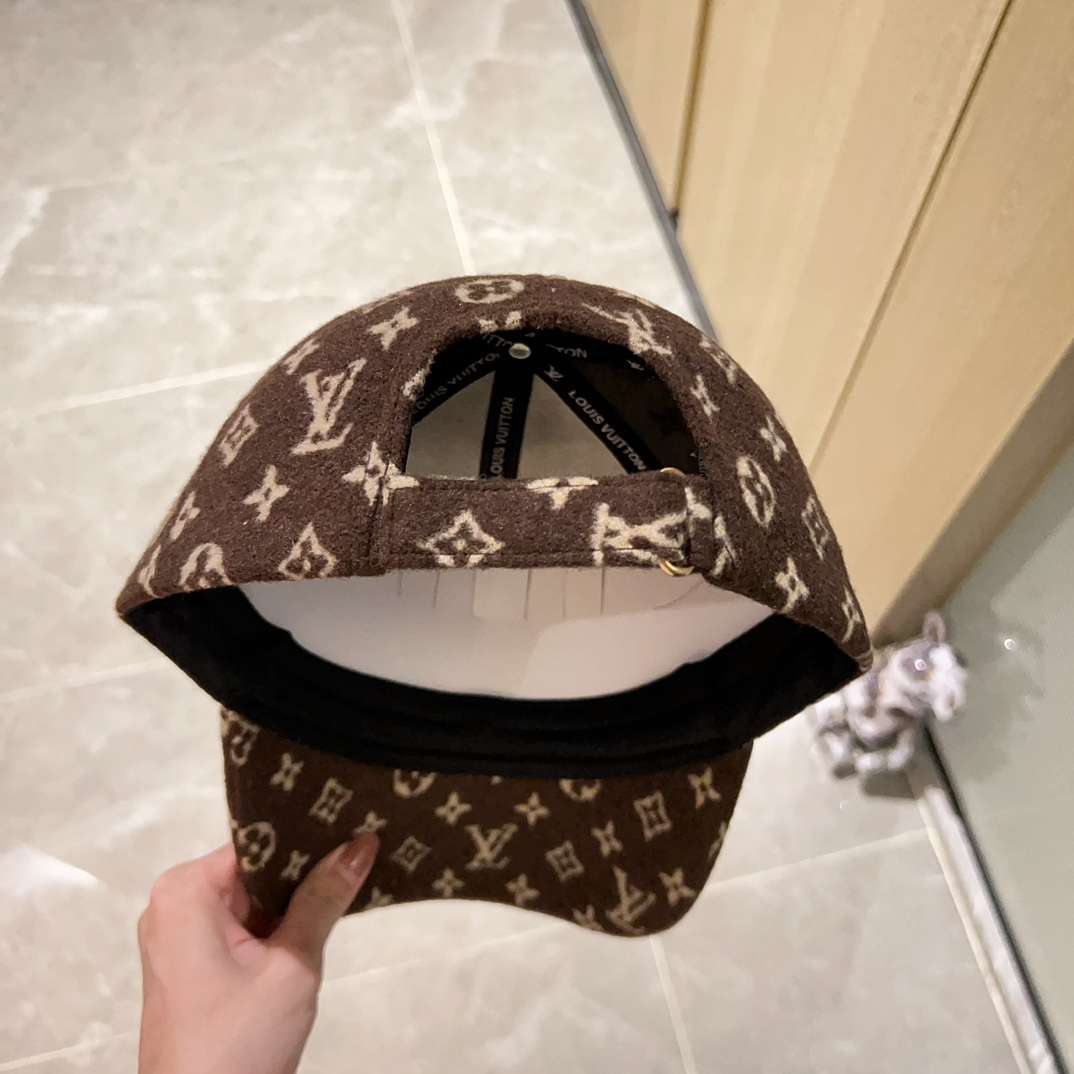Louis Vuitton Monogram Pattern Cap Brown For Women - Temafes - The best quality products at very ...