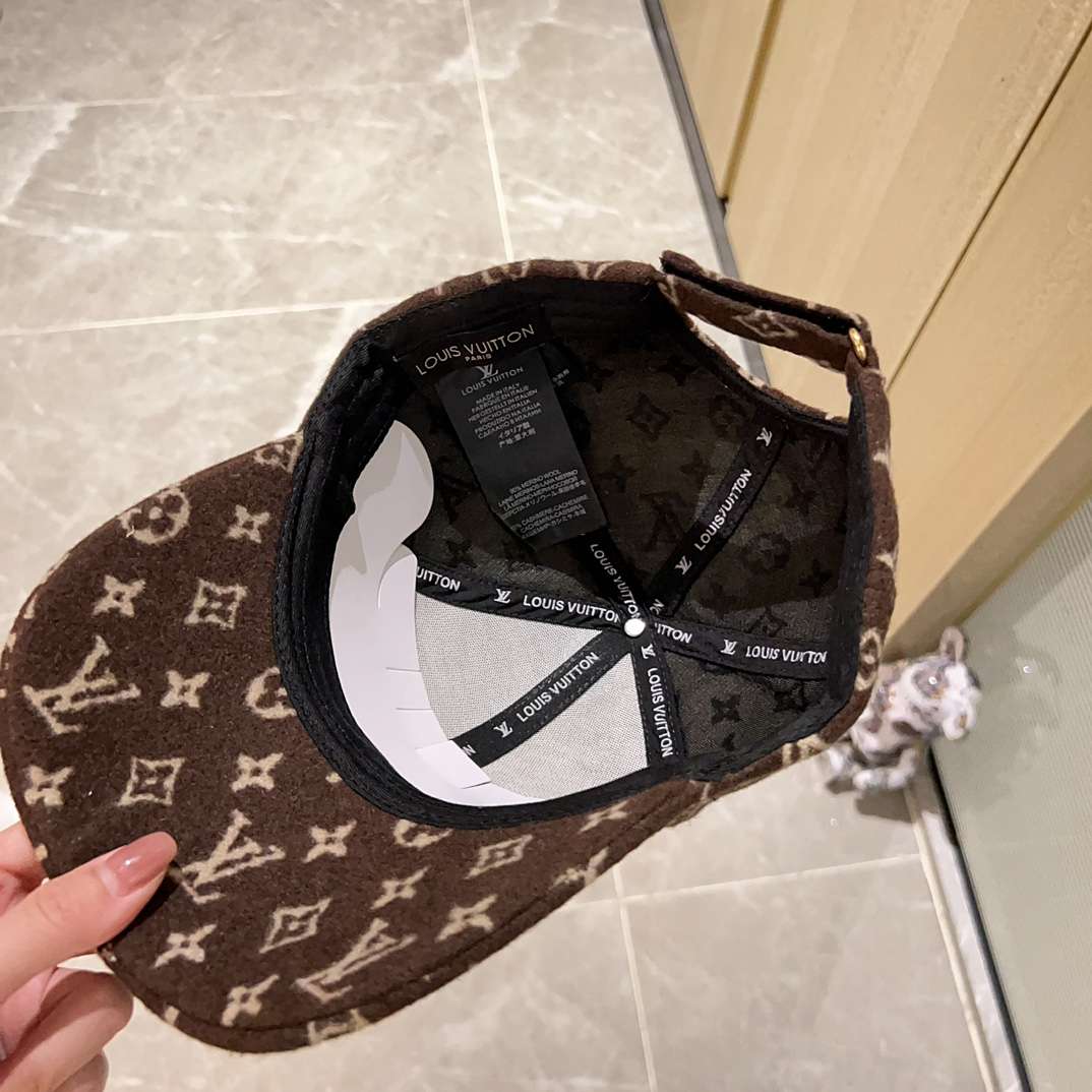 Louis Vuitton Monogram Pattern Cap Brown For Women - Temafes - The best quality products at very ...