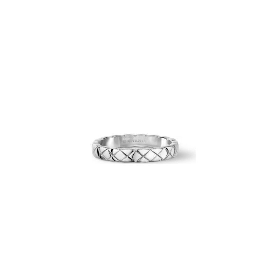 Chanel Coco Crush Ring White Gold Mini Version For Women J11793 ...