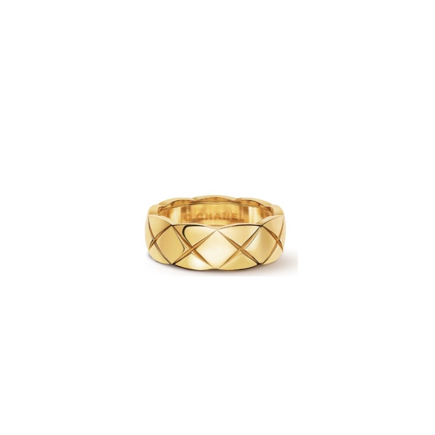 Chanel Coco Crush Ring Yellow Gold Small Version For Women J10571 ...