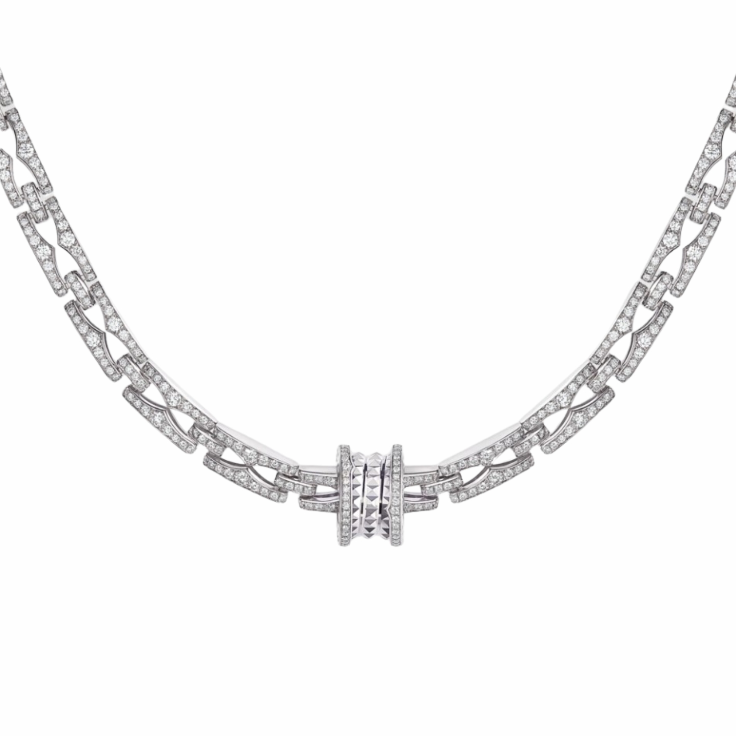 Bvlgari B.zero1 Necklace White Gold For Women 358320 - Temafes - The best quality products at ...