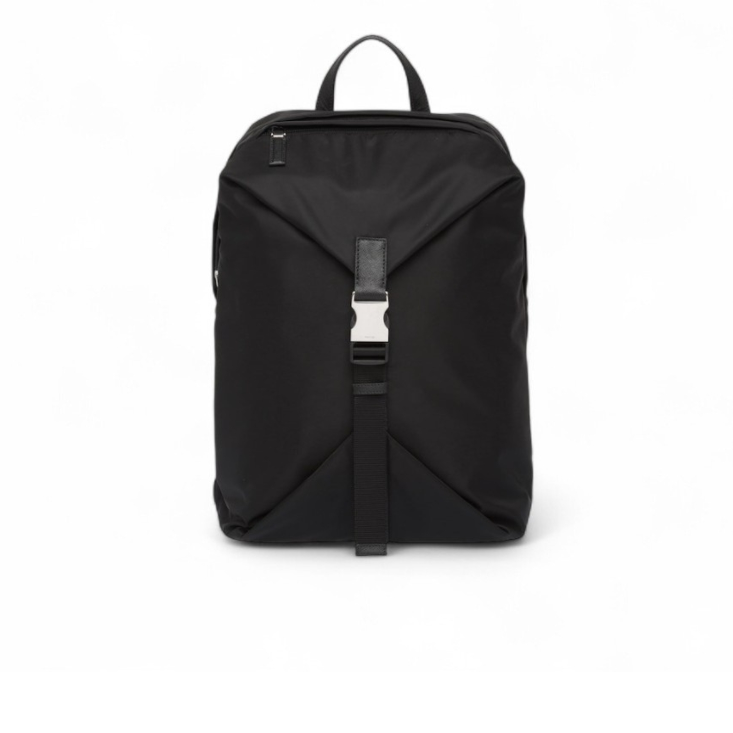 Prada Re-Nylon And Leather Backpack Black For Men 11.4in/29cm 2VZ028 ...