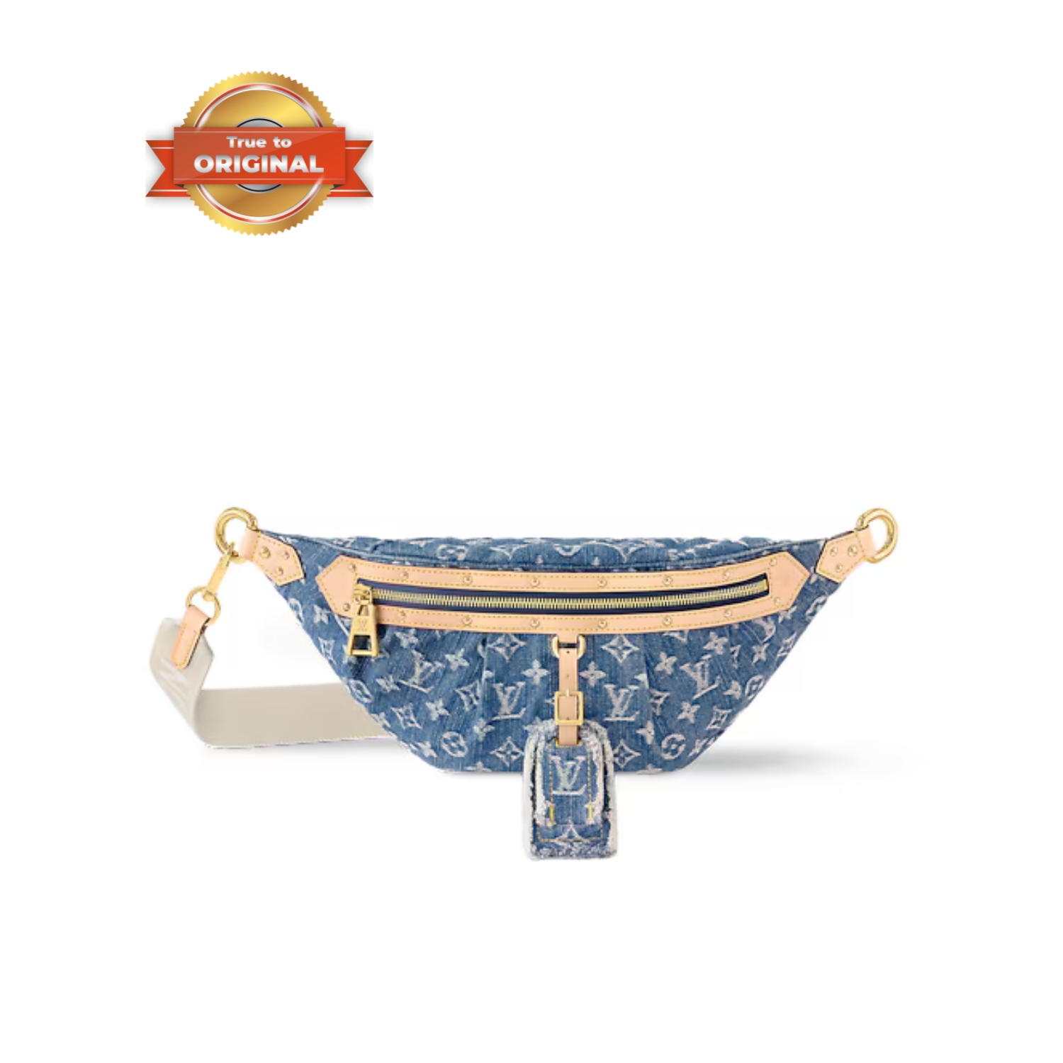 [True-to-ORIGINAL] Louis Vuitton High Rise Blue Denim Bag For Women 15 ...