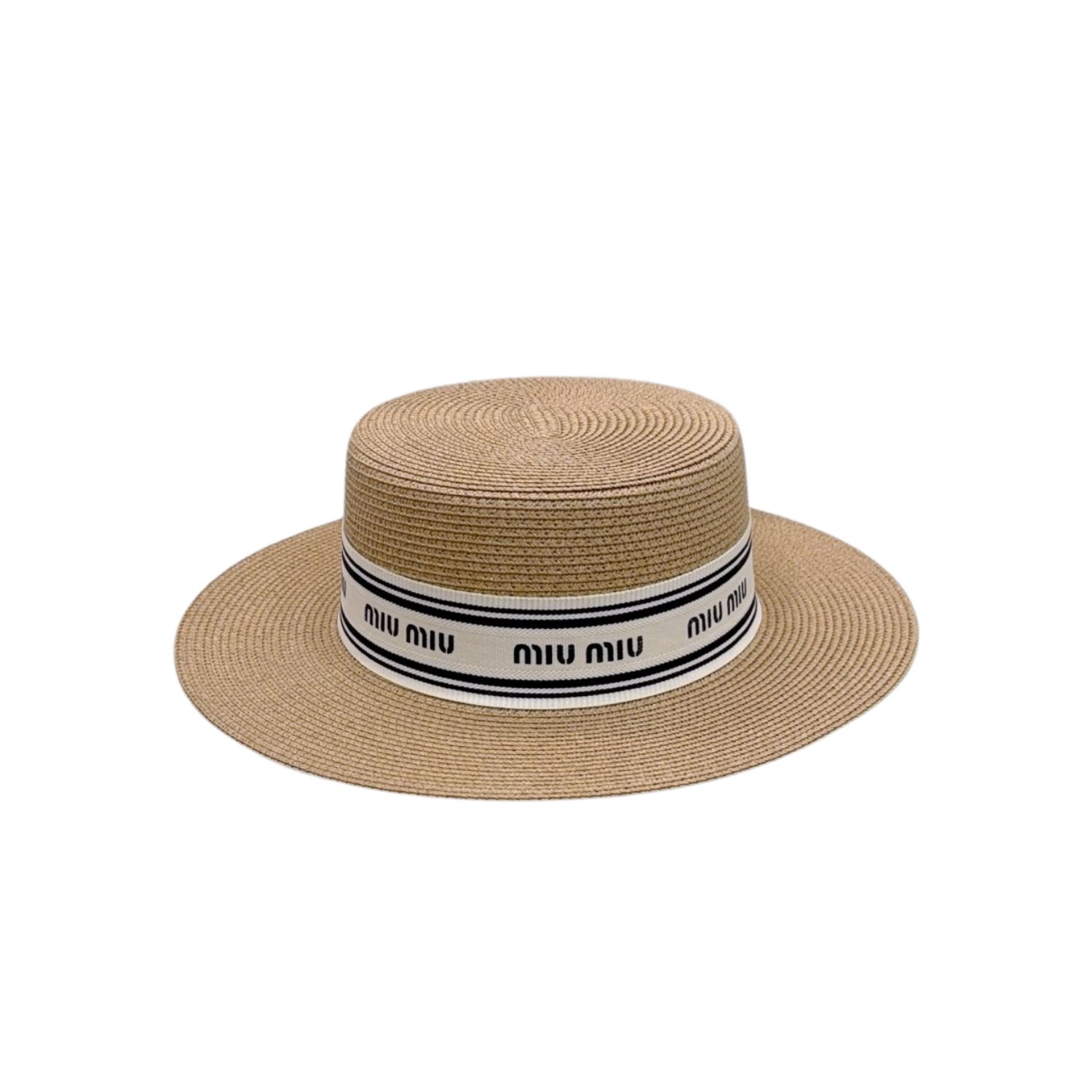 Miu Miu Straw Hat In Raffia Brown For Women 57cm/22.4in - Temafes - The best quality products at ...