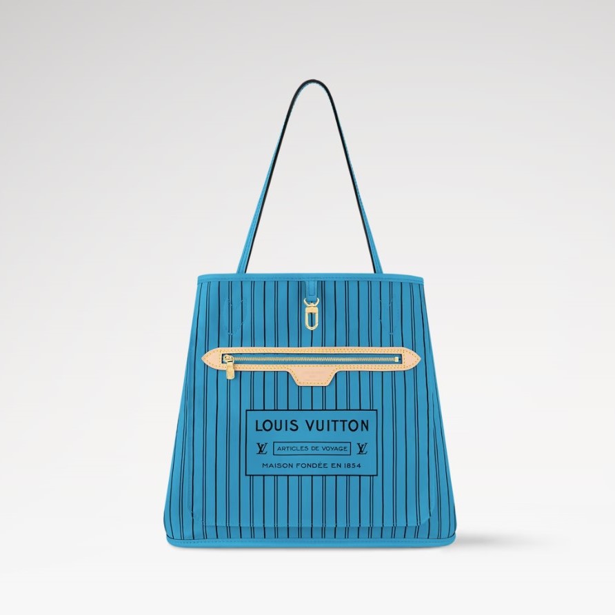 [True-to-ORIGINAL] Louis Vuitton Neverfull Bandoulière Inside Out MM ...