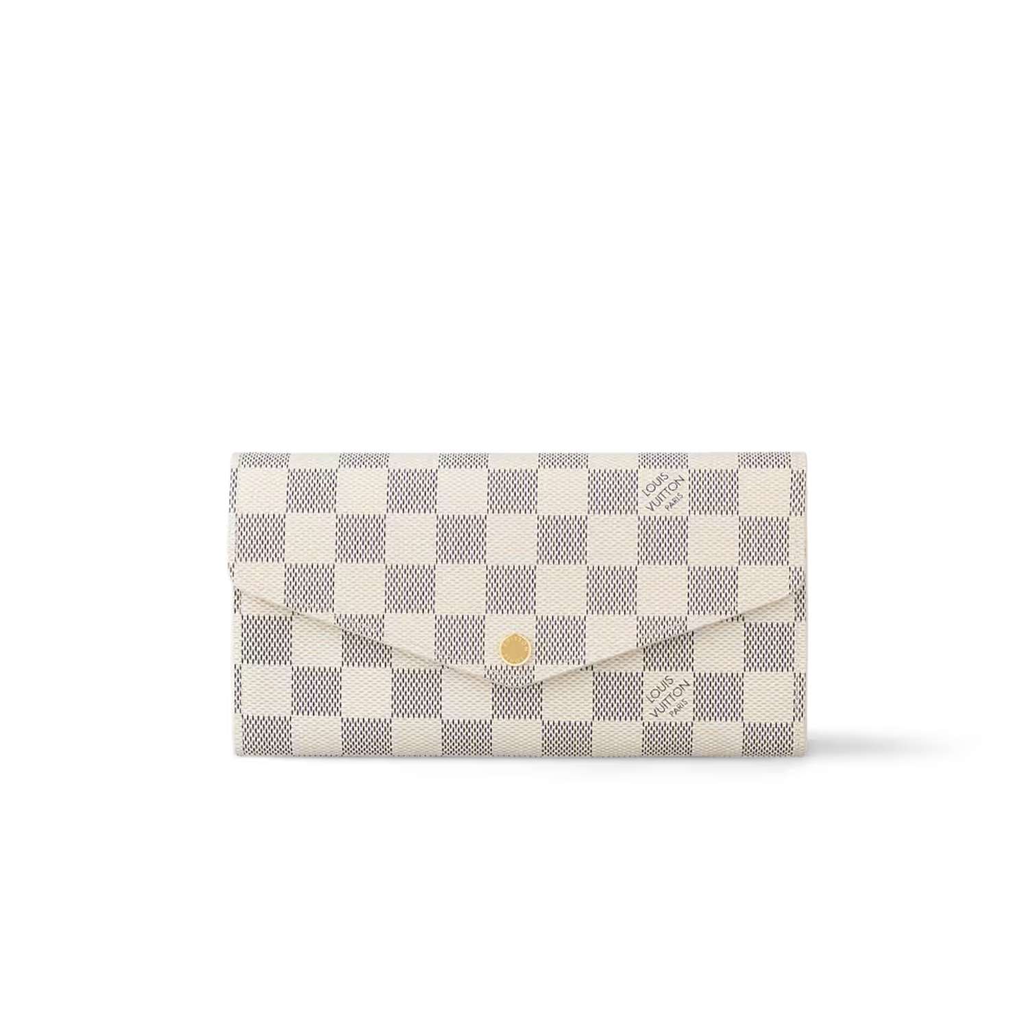 Louis Vuitton Sarah Wallet Damier Azur Canvas For Women 7.5in/19cm ...