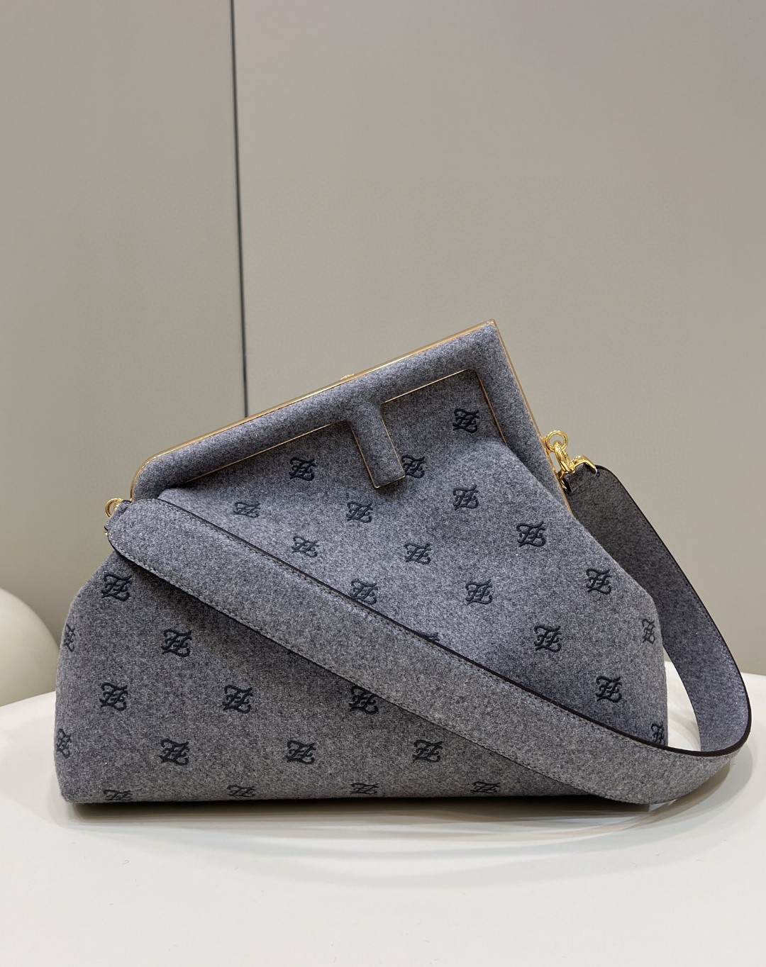 Fendi First Medium Blue Bag For Woman 32cm/12.5in - Temafes - The best ...