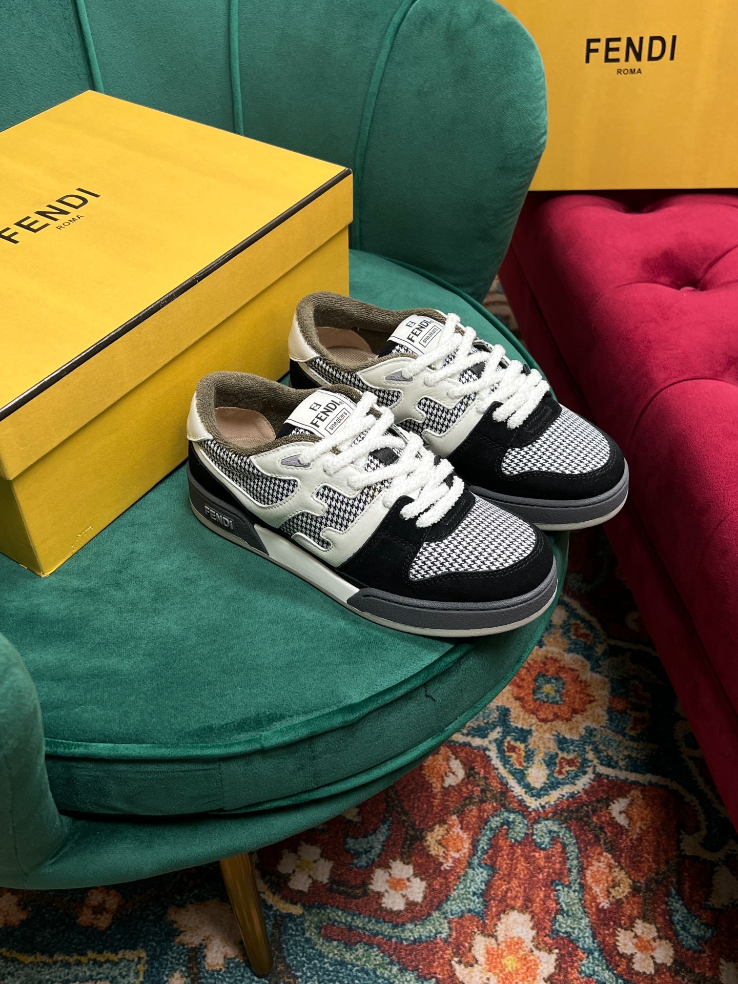 Fendi Match Low Tops In Black For Women - Temafes - The best quality ...