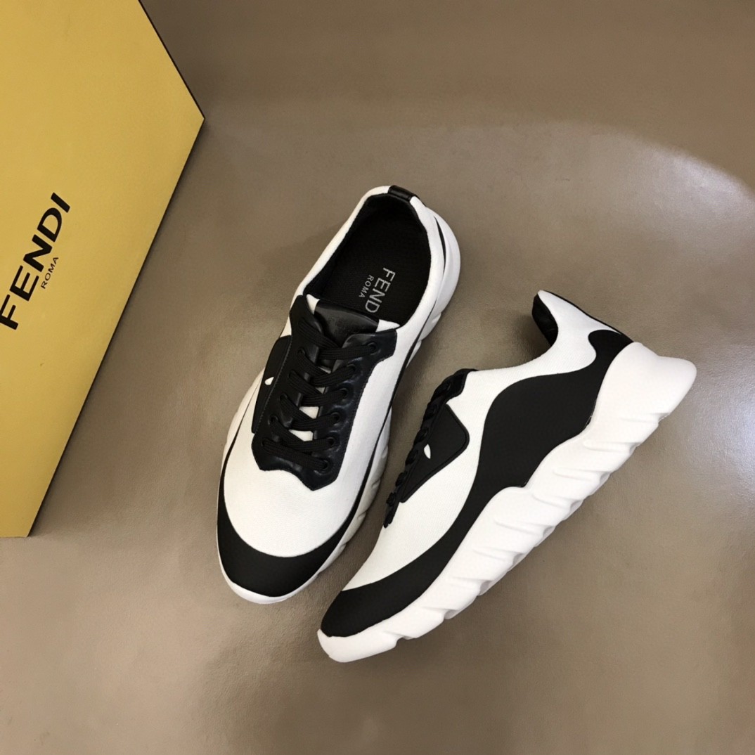 Fendi Force Black/White Sneakers For Men - Temafes - The best quality ...