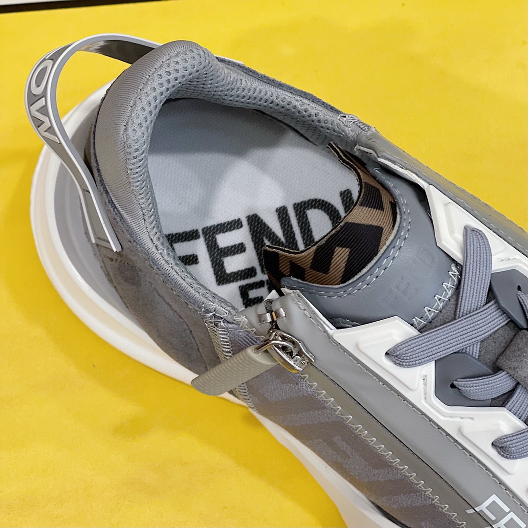 Fendi Flow Sneakers Grey For Men - Temafes - The best quality products ...